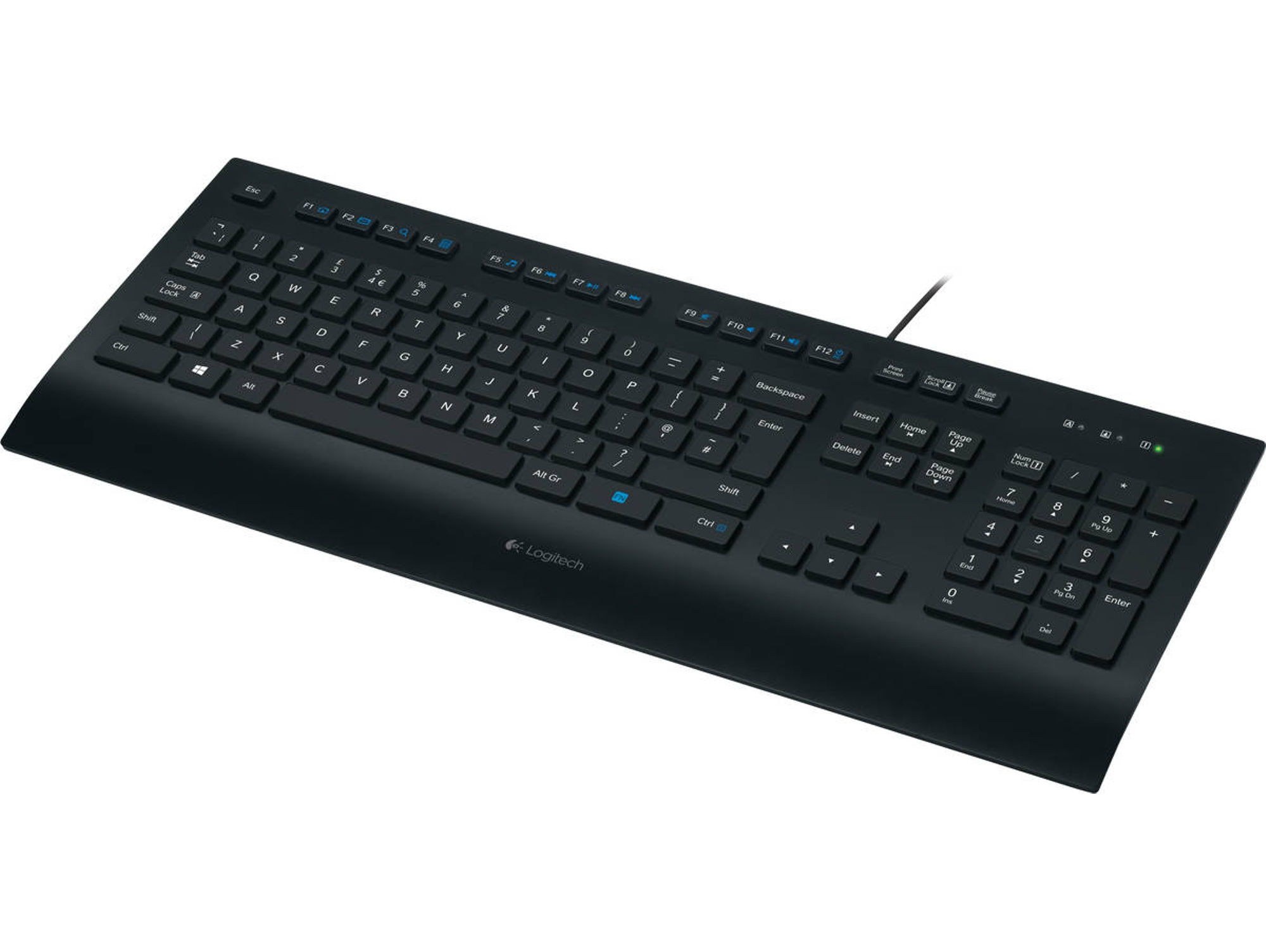Teclado LOGITECH K280e (Con Cable - Layout Alemán - Teclado Numérico ...