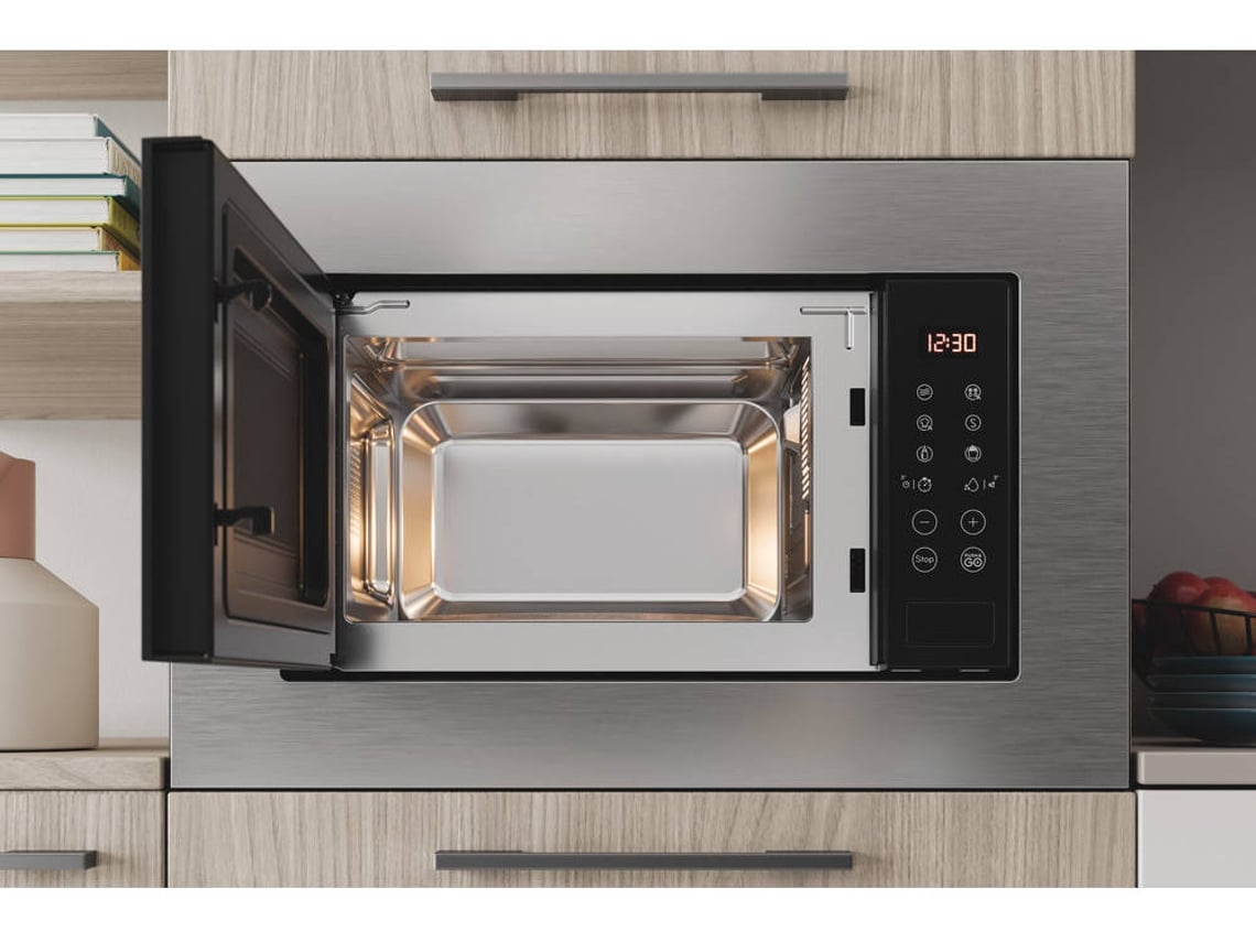 Microondas Integrable INDESIT MWI 120 SX (20 L - Con grill - Inox ...