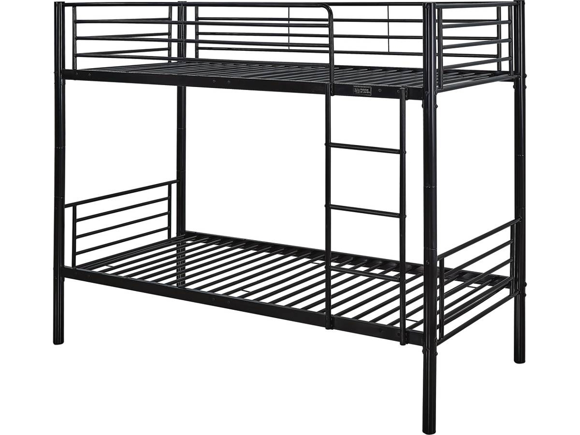 Litera Adam 90 x 190 cm, metal negro, Habitat Et Jardin | Worten.es