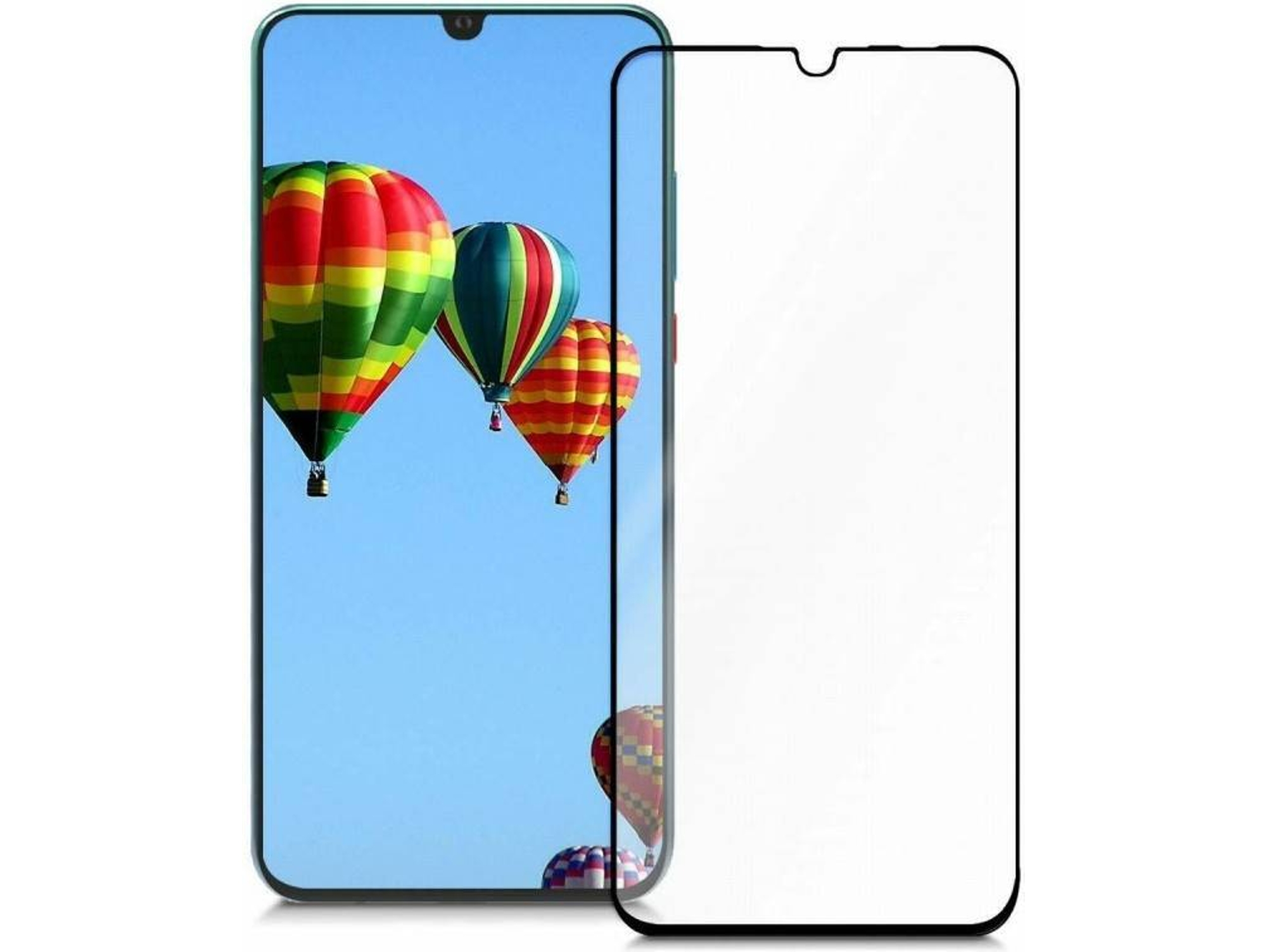 Protector De Cristal Templado Huawei P30 Negro