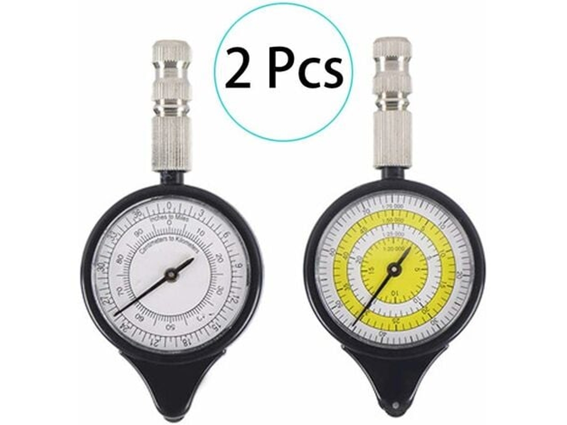 piezas Mapa telémetro odómetro multifunción brújula curvímetro ...