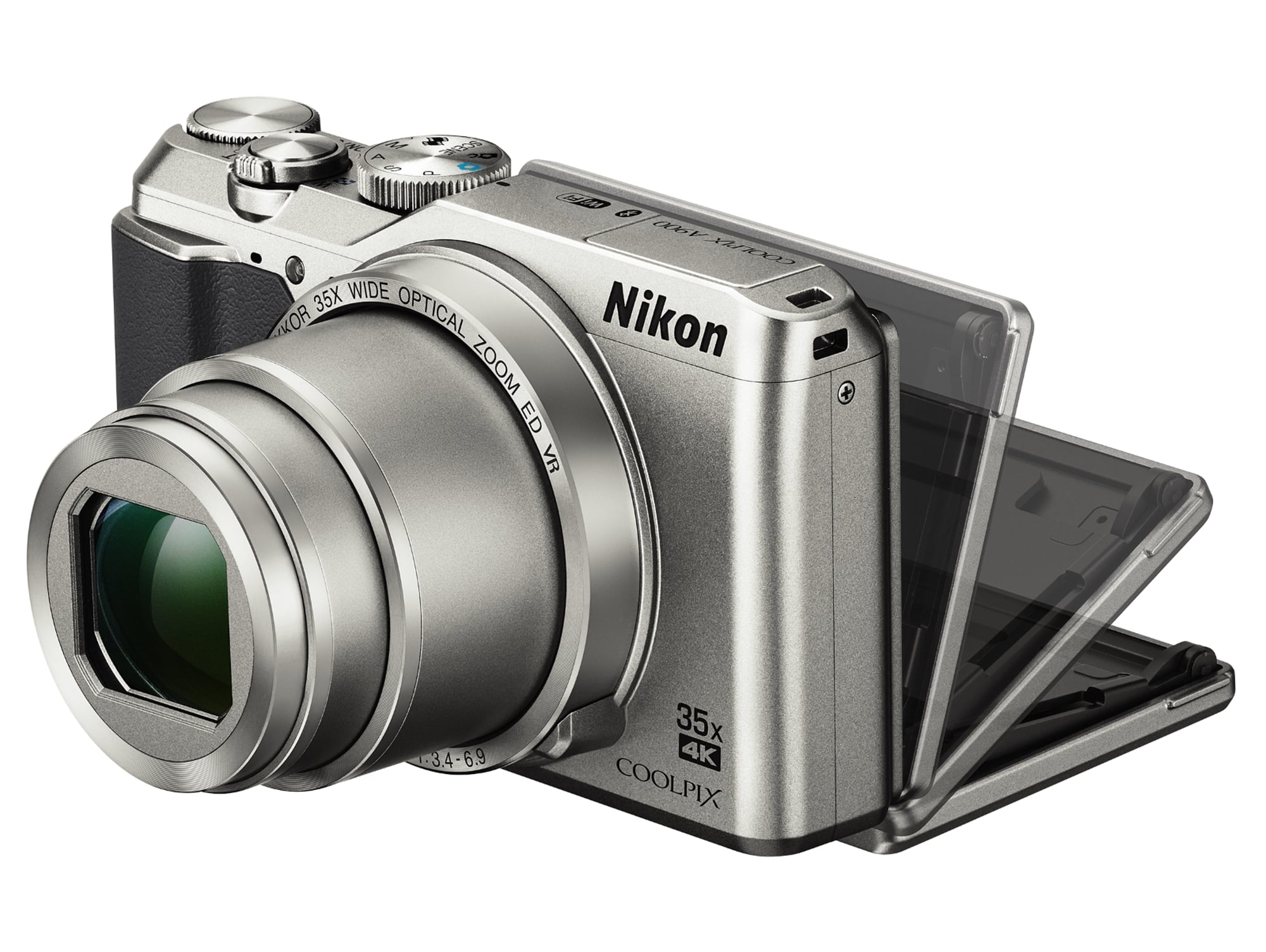 Cámara Compacta NIKON Coolpix A900 (Plata - 20.3 MP - ISO: 80 a 1600 ...