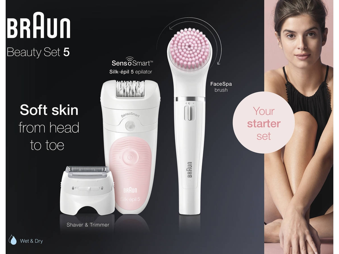 Depiladora BRAUN 5-875 SILK5 (Arranque - Multizonas - Recargable ...
