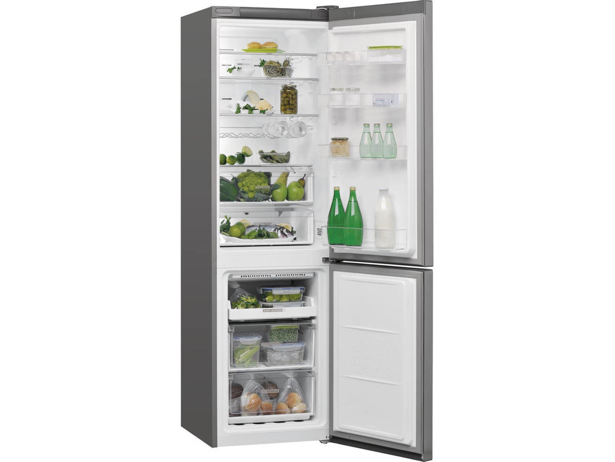 Frigorífico Combi WHIRLPOOL W7 921O OX (No Frost - 201 cm - 368 L ...