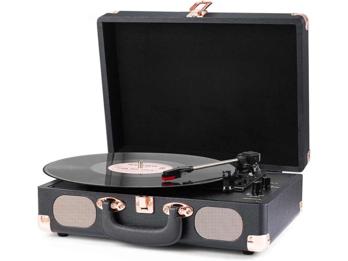 Se Trata De Un Tocadiscos Portã¡til Con Altavoz Incorporado, Conector ...