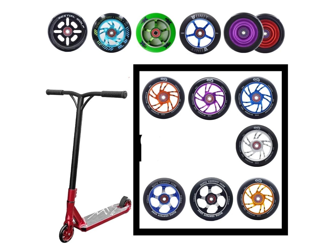 Rodamientos de Rueda de Patinete Abec-9 110 * 24 Mm SLOWMOOSE (110Mm ...