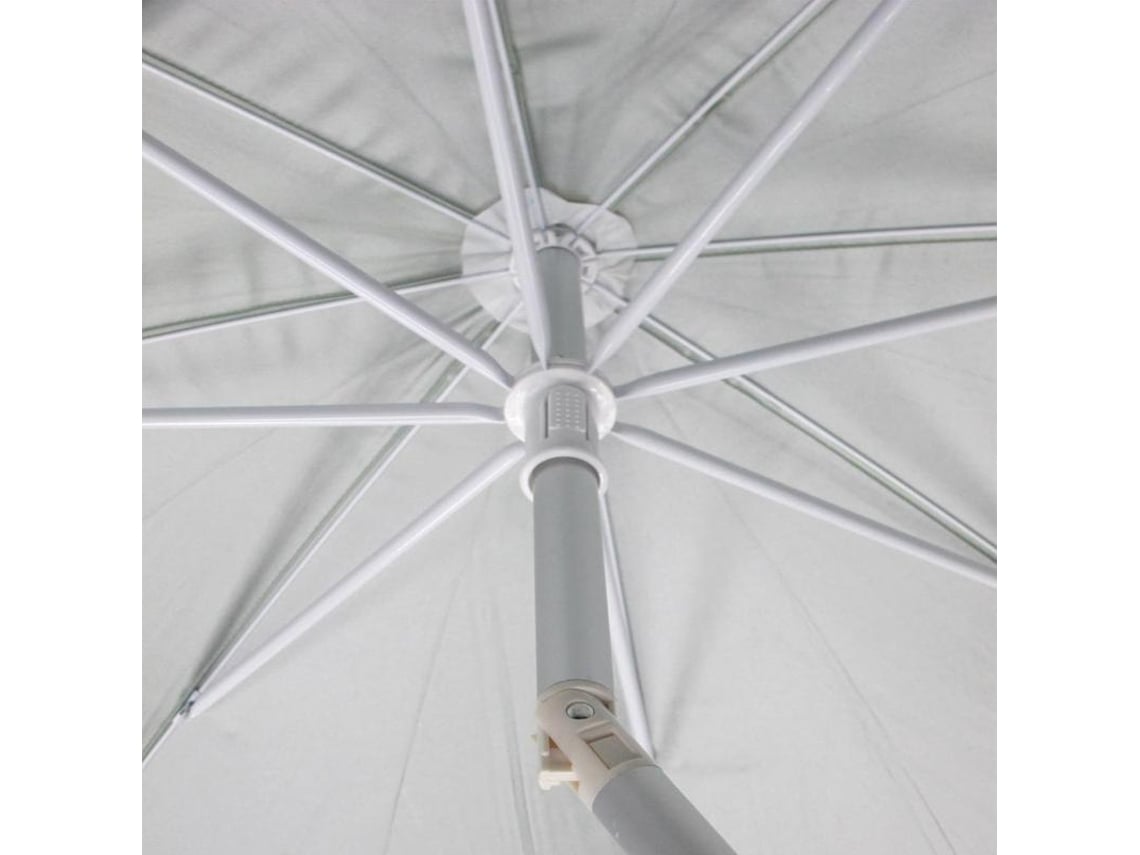 Sombrilla playa aluminio extra grande ø 220 cm. con protección uv ...