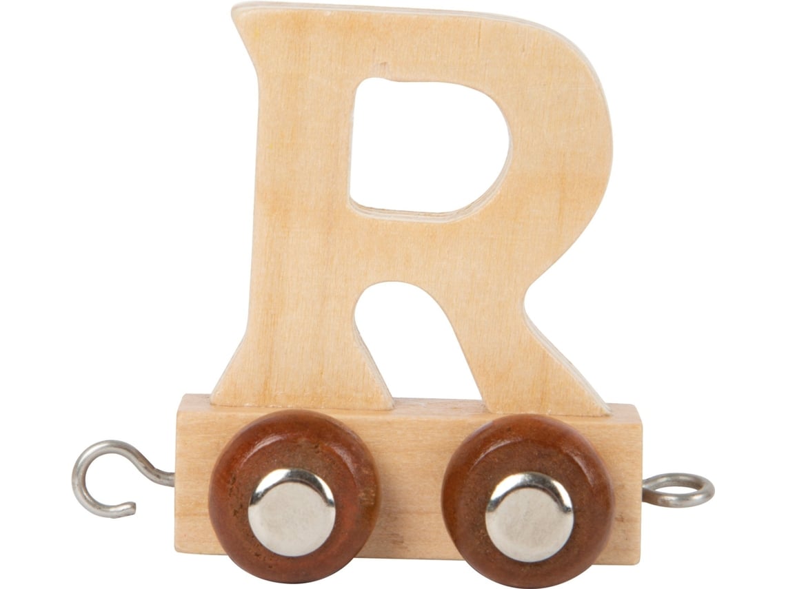 Juego de tren de madera con la letra R de Small Foot Wooden Toy Train ...