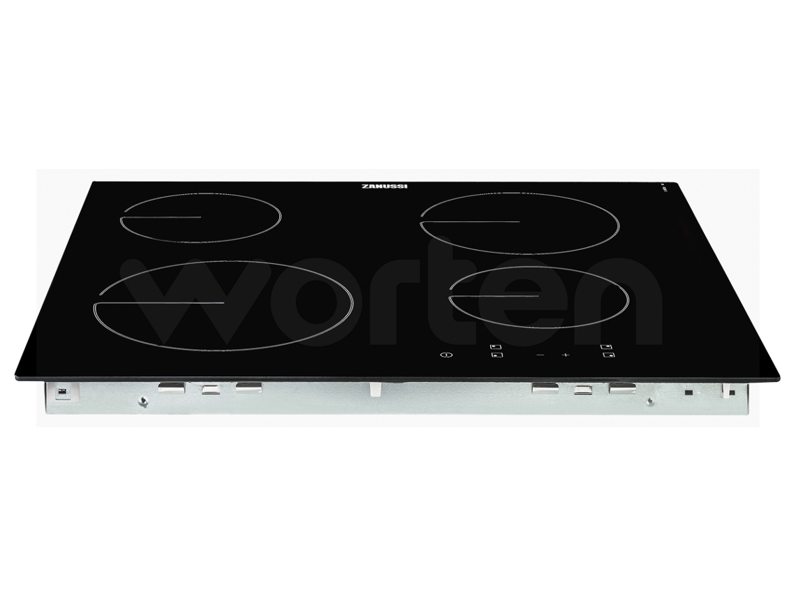 Placa De Vitrocerámica Zanussi Zhrx641k Eléctrica 59 Cm Negro