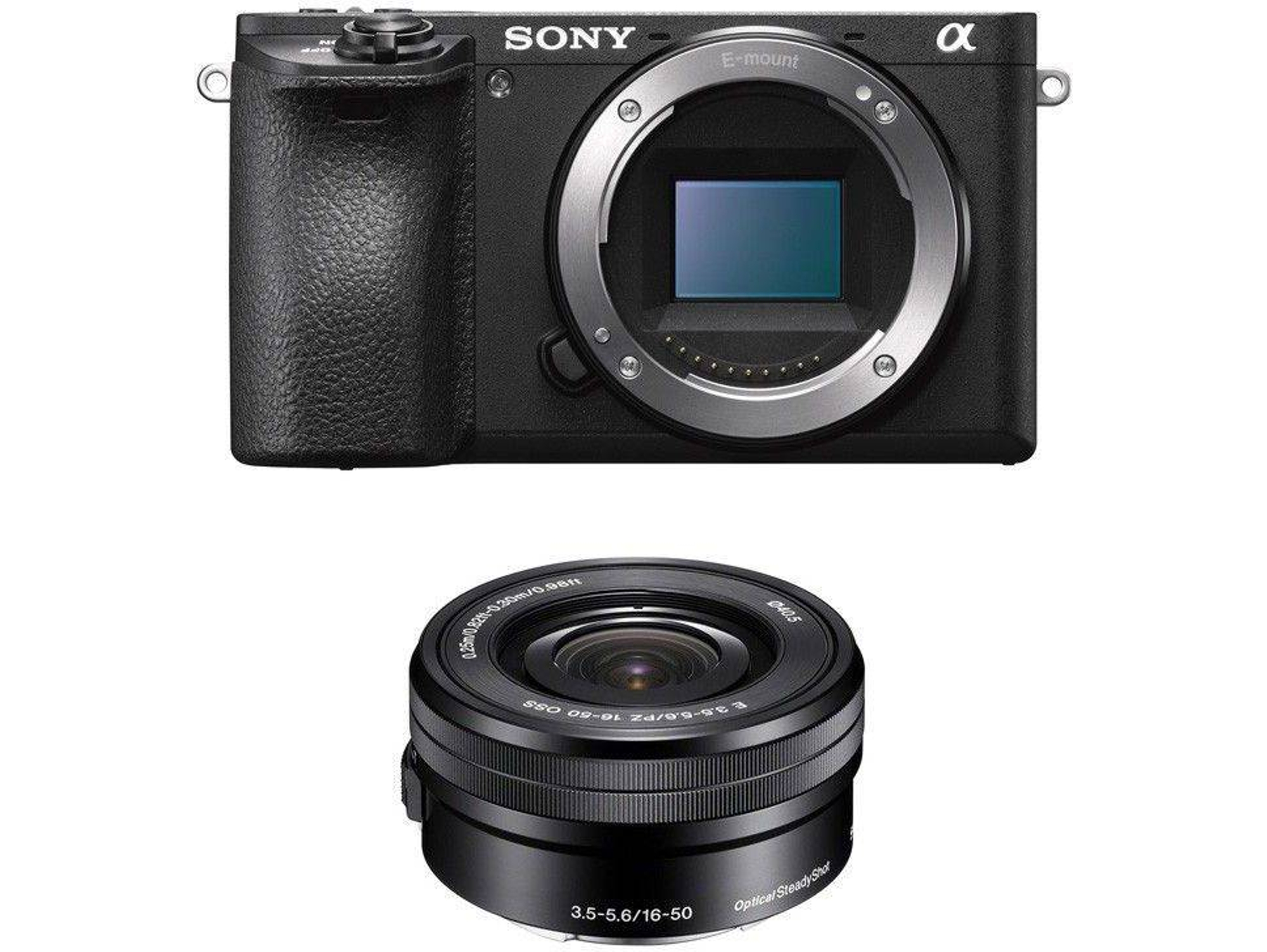 Kit Máquina Fotográfica Mirrorless SONY A6500 + SEL 16-50MM F3.5-5.6 ...