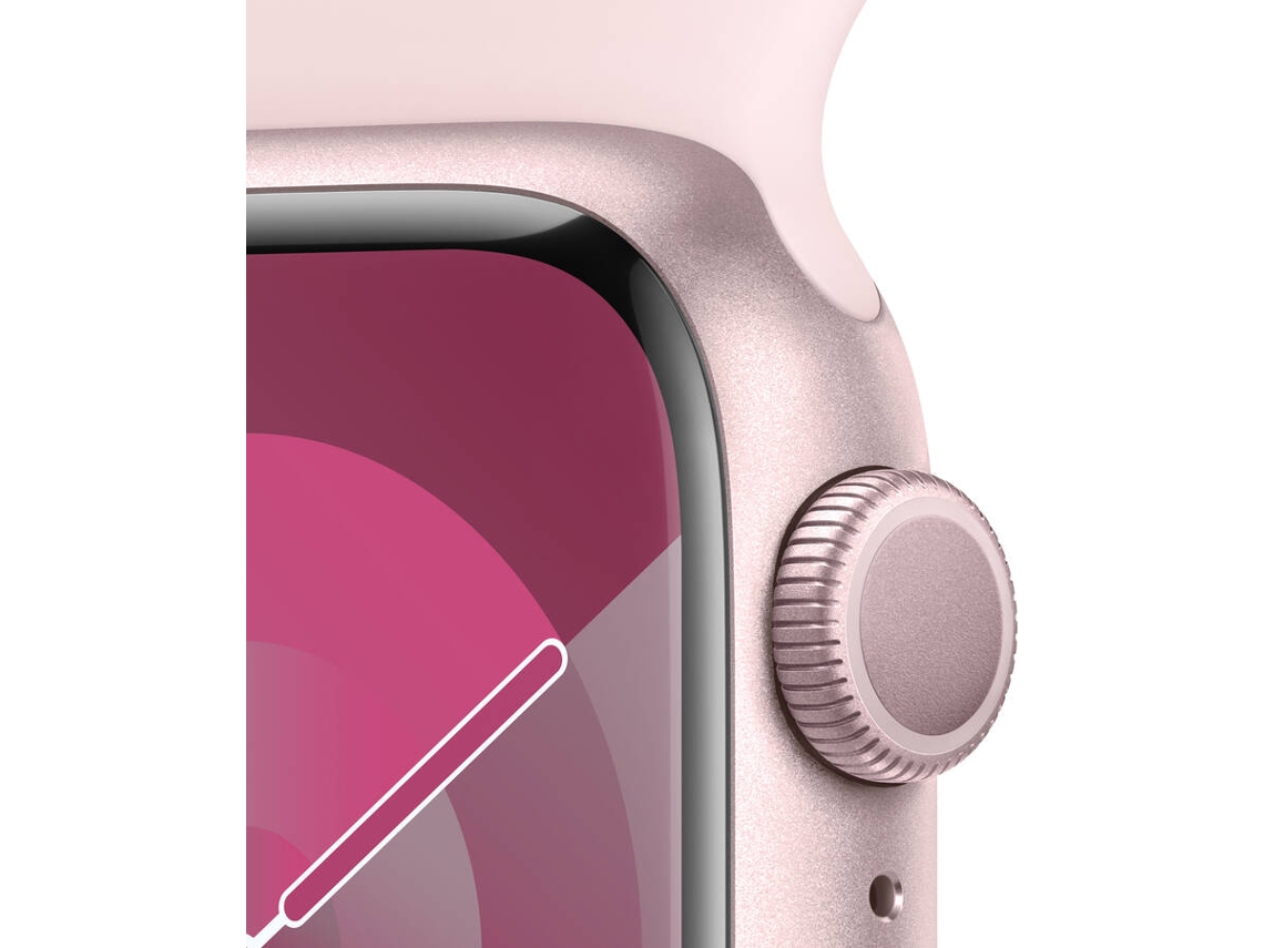 APPLE Watch Series 9 GPS 45 mm Rosa con Correa Deportiva Rosa-claro ...