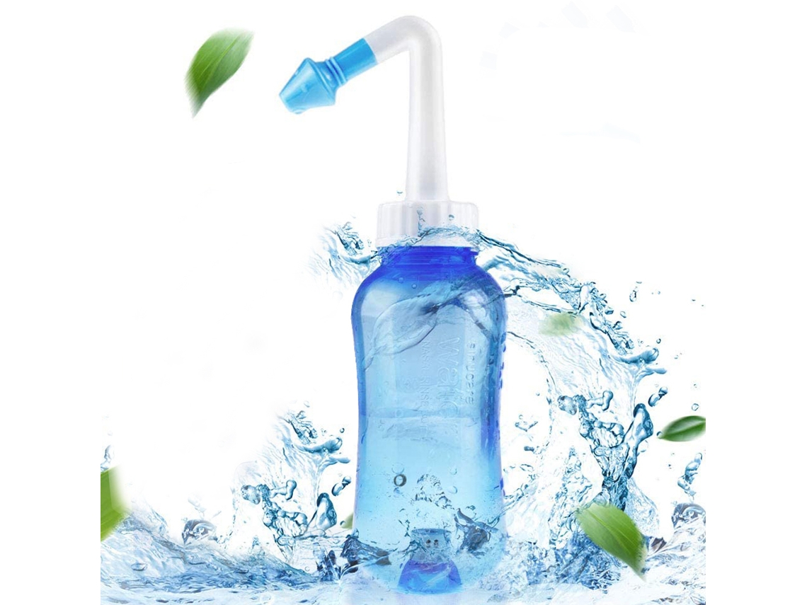 Kit de lavado nasal Neti Pot 300 ml, kit de lavado nasal para adultos y ...