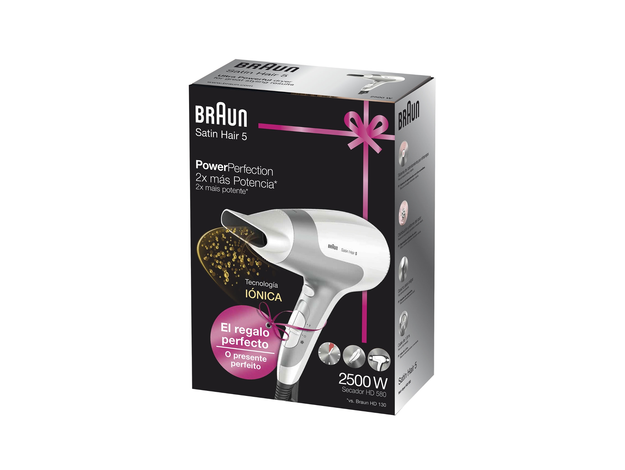 Secador BRAUN HD 580 Navidad