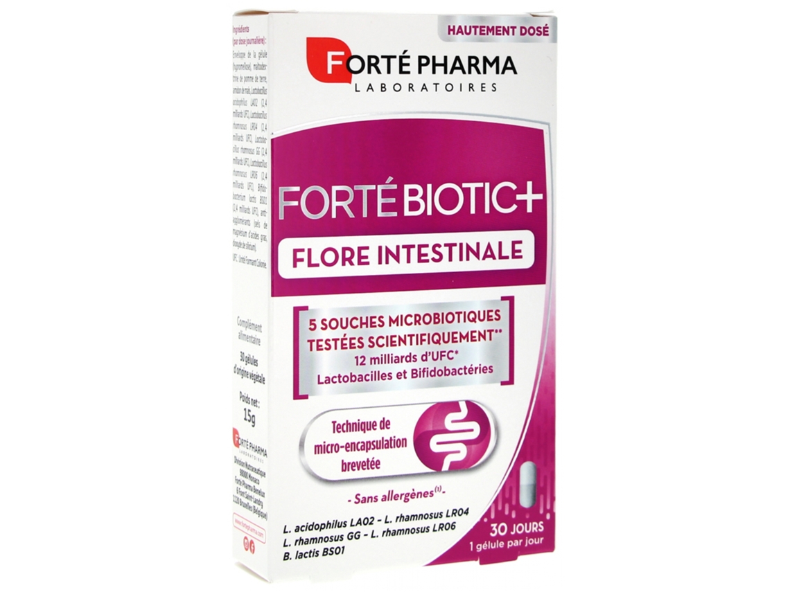 Fortébiotic Flora Intestinal 30 Cápsulas FORTÉ PHARMA | Worten.es