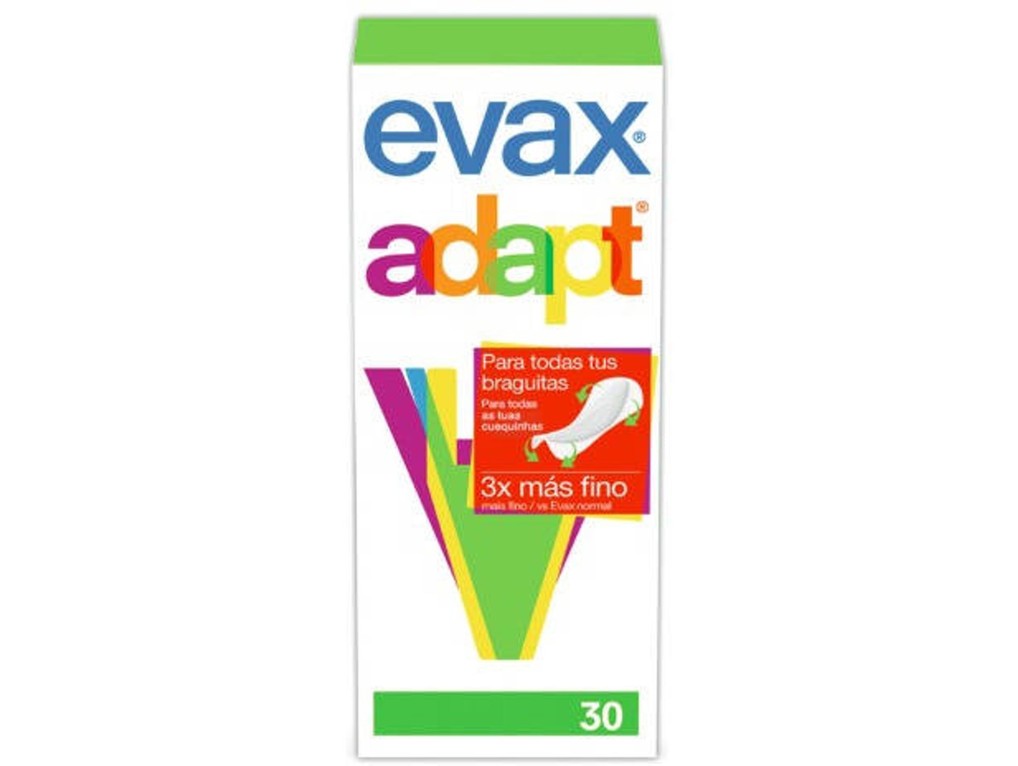 Compresas Higiénicas EVAX Adapt (30 un)