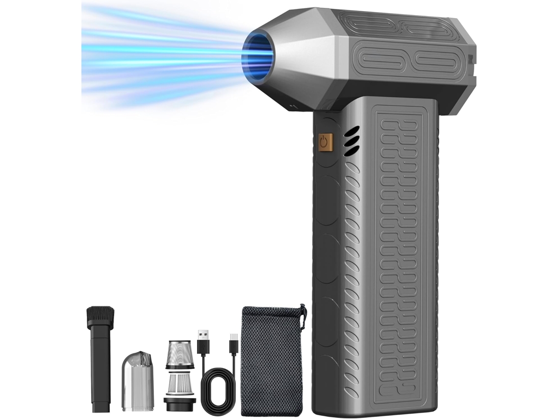 Aspiradora Mini Chrui 130000 RPM Velocidad del Viento, Plumero y ...