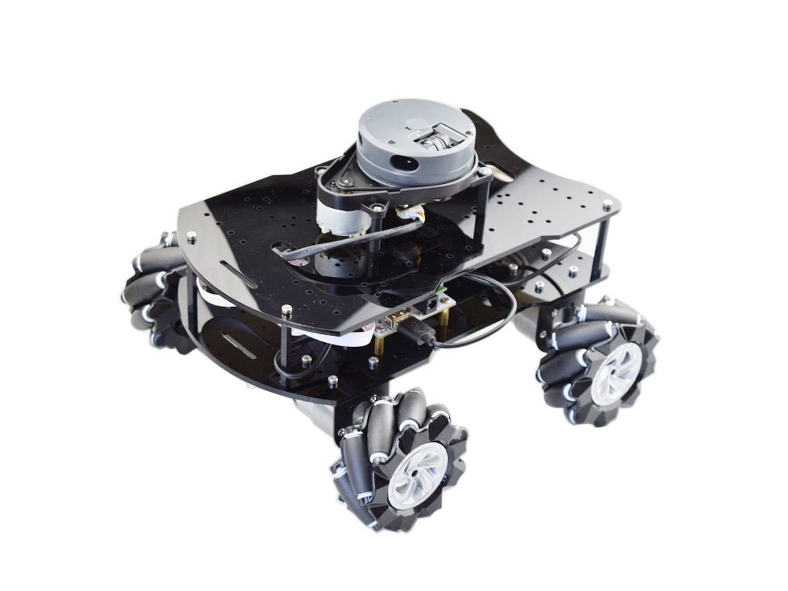 Coche Robot Rueda Mecanum Piloto Automático, Kit de Chasis Con Arduino ...