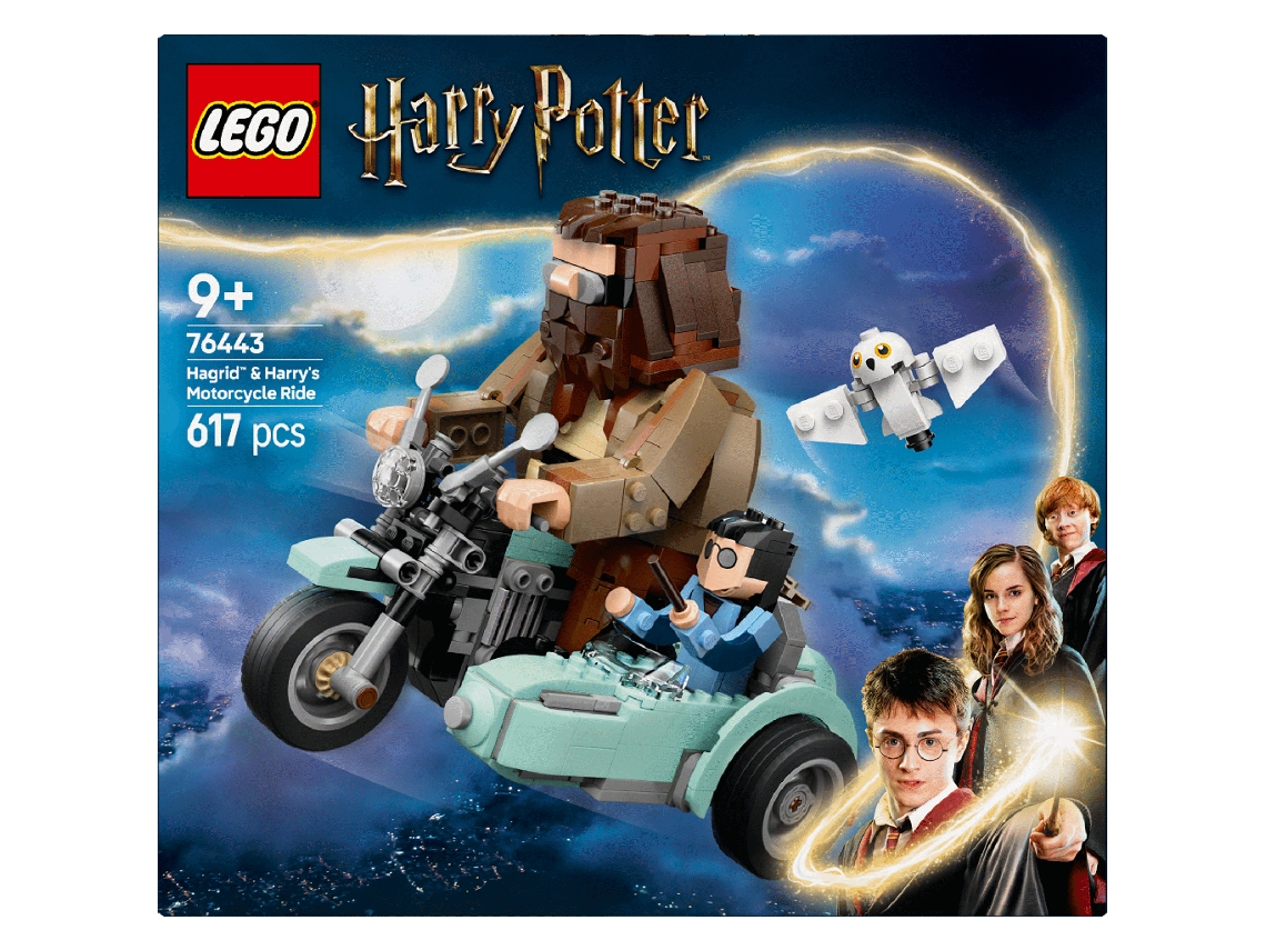 LEGO Harry Potter: Passeio de Mota de Hagrid™ e Harry – Set mágico com ...