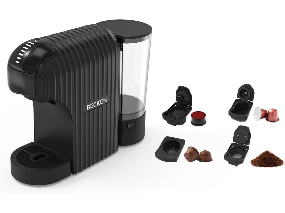Cafetera Multicápsulas BECKEN BMCM9912 (Nespresso, Dolce Gusto, Delta ...