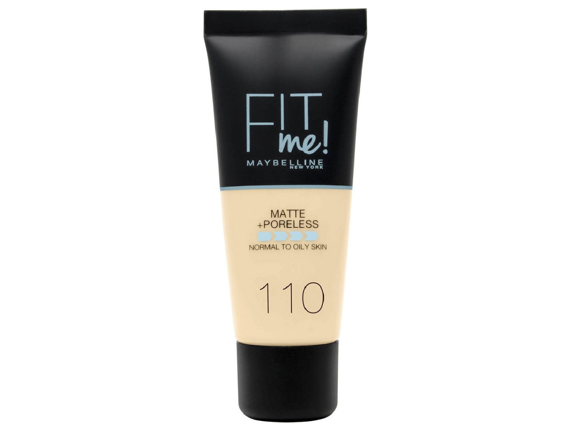 Maybelline Fit Me Matte + Poreless Foundation - 110 Porcelain | Worten.es
