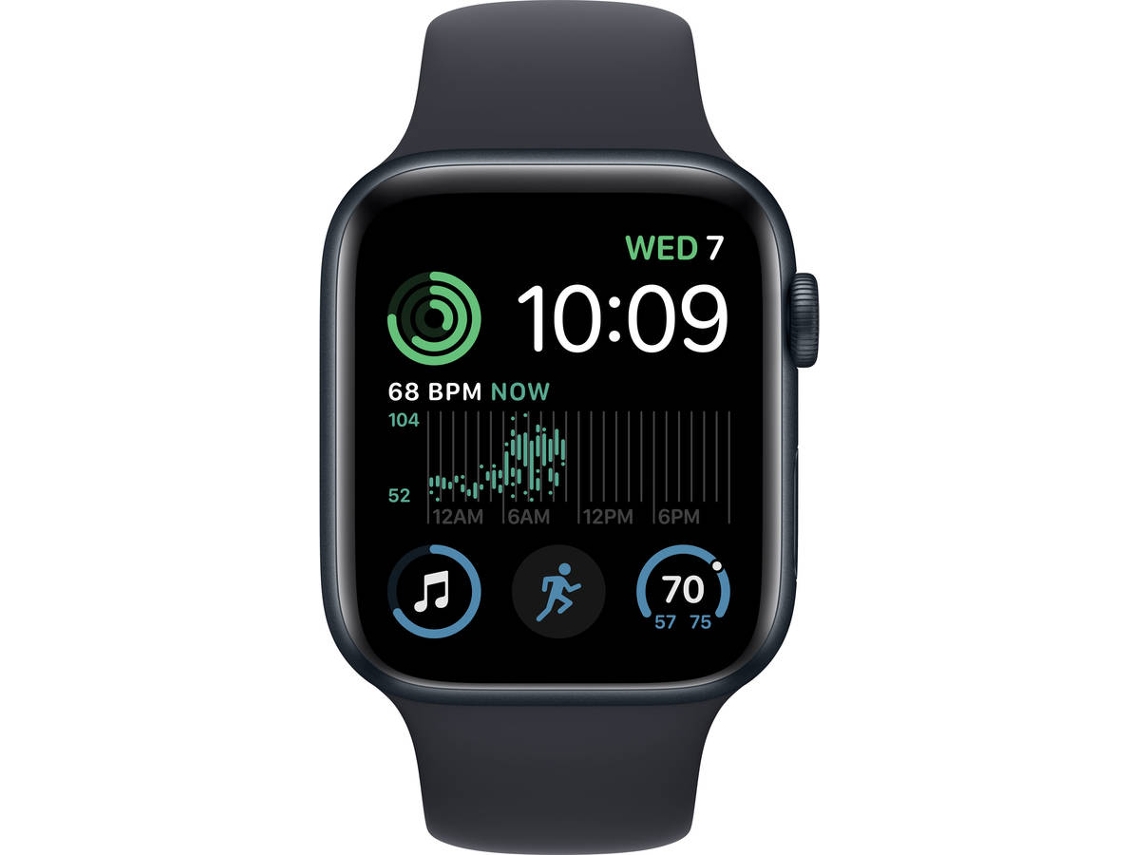 APPLE Watch SE GPS+Cellular 44 mm Medianoche con Correa Deportiva Medianoche | Worten.es