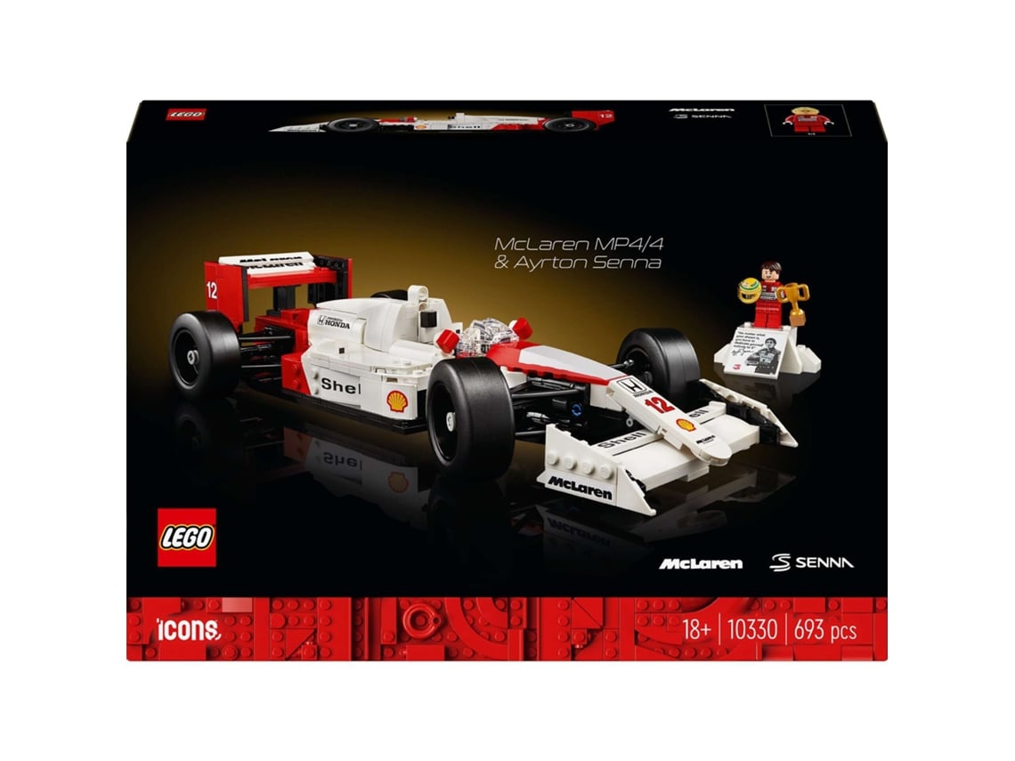 LEGO Icons: McLaren MP4/4 y Ayrton Senna - 10330 | Worten.es
