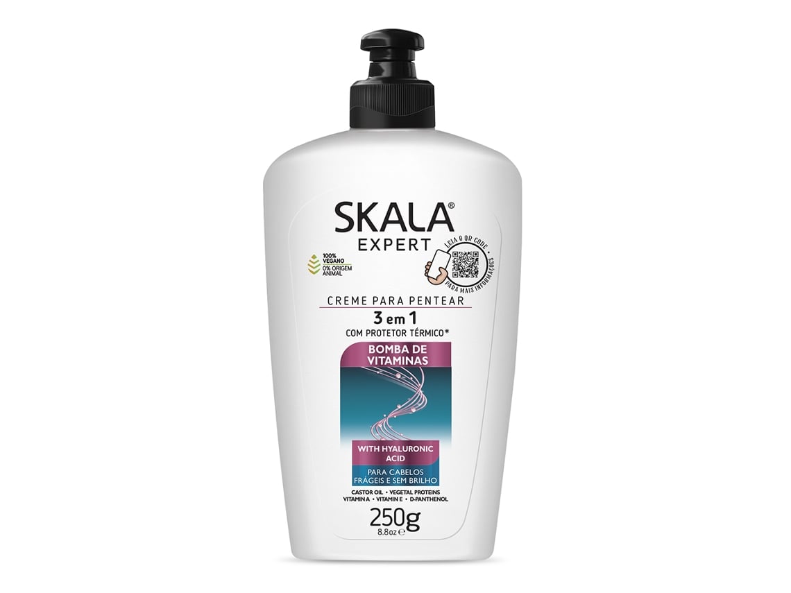 Crema Para Peinar Skala Bomba Vitaminas 3 En 1 250 Gr Worten Es