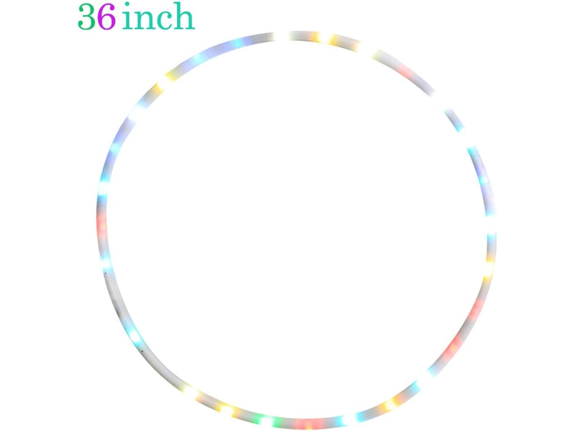 El aro LED, el aro estroboscópico colorido y el aro cambiante iluminan ...