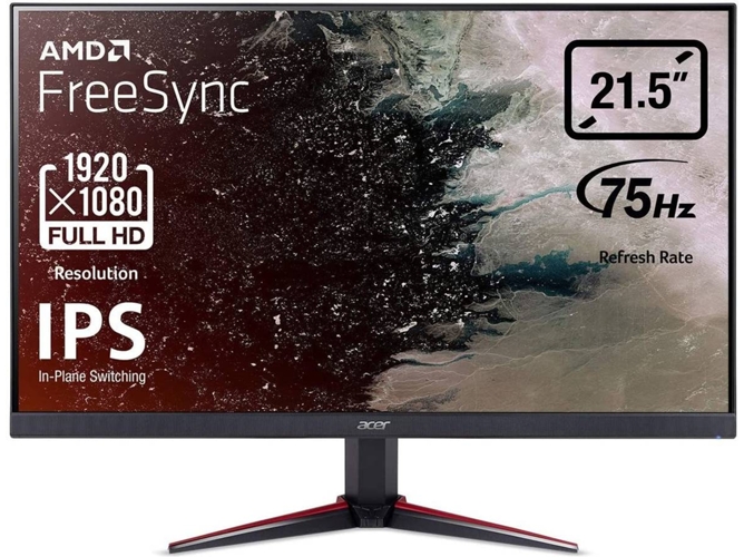 Monitor Gaming ACER Nitro VG220QBMIIX (22'' - 1 ms - 75 Hz - FreeSync)