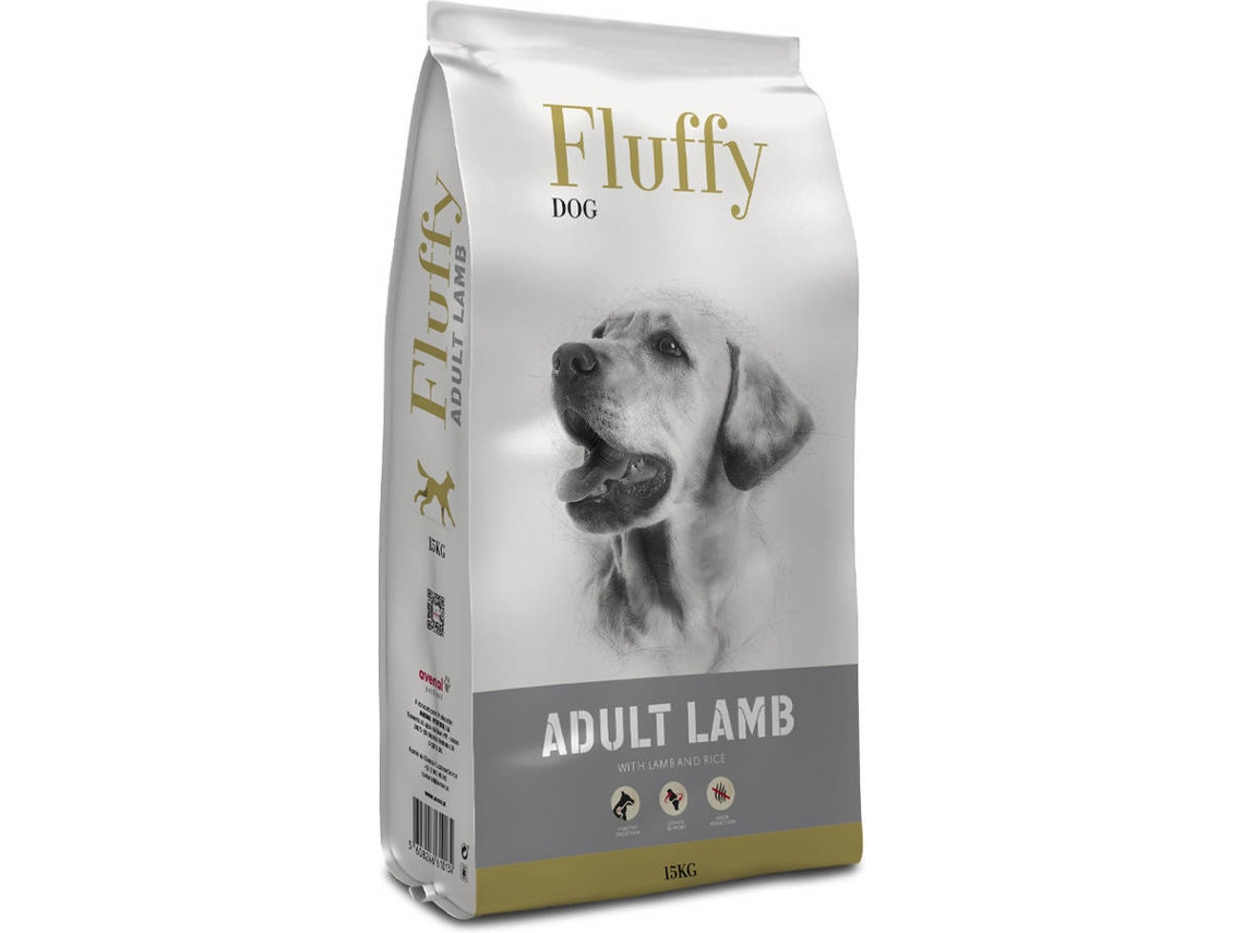 Pienso Seco para Perro FLUFFY (15 kg - Adulto - Sabor: Cordero) | Worten.es