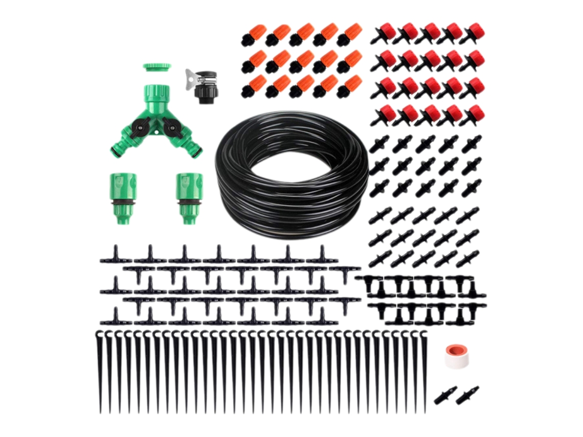 RNEMITERY Kit de riego por goteo ajustable, kit de riego de jardín DIY ...