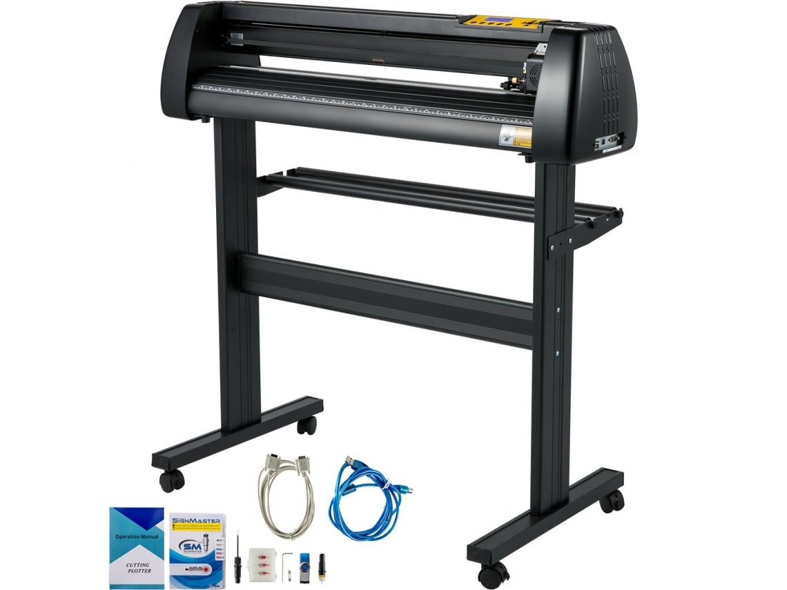 Plotter de corte de vinilo de 870 mm con Signmaster, ajuste de fuerza y ...
