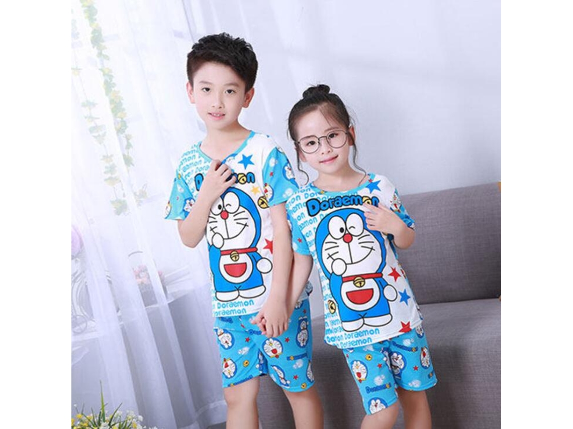 Conjunto de pijama de dibujos animados SLOWMOOSE para niño y niña ...