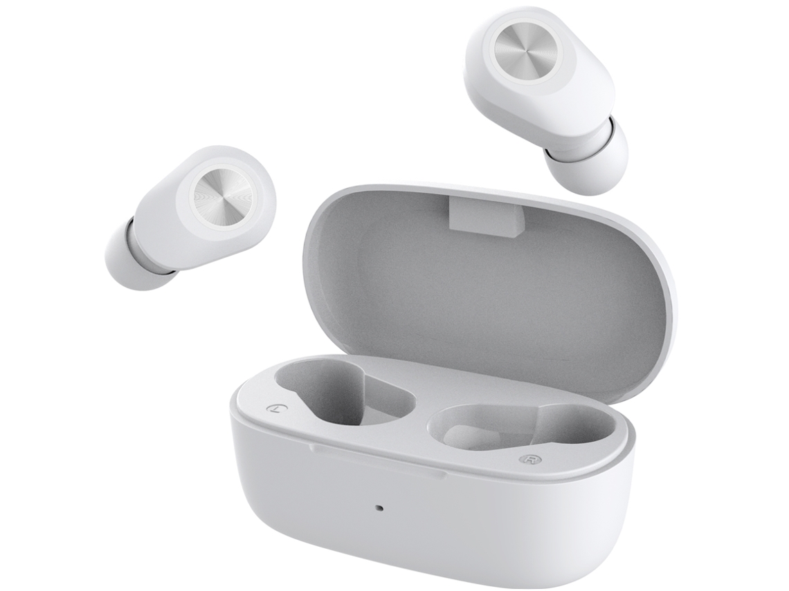 Auriculares Bluetooth GOODIS Buds (In Ear - Micrófono - Blanco) | Worten.es