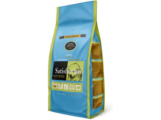 Pienso para Perros SATISFACTION (15Kg - Razas Medianas)