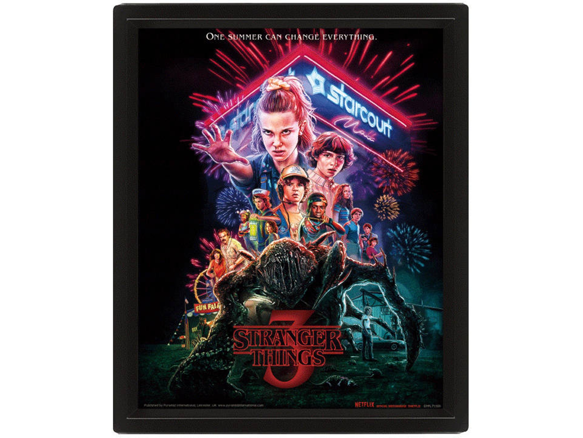Cartel 3D SHERWOOD Stranger Things: Summer of 85