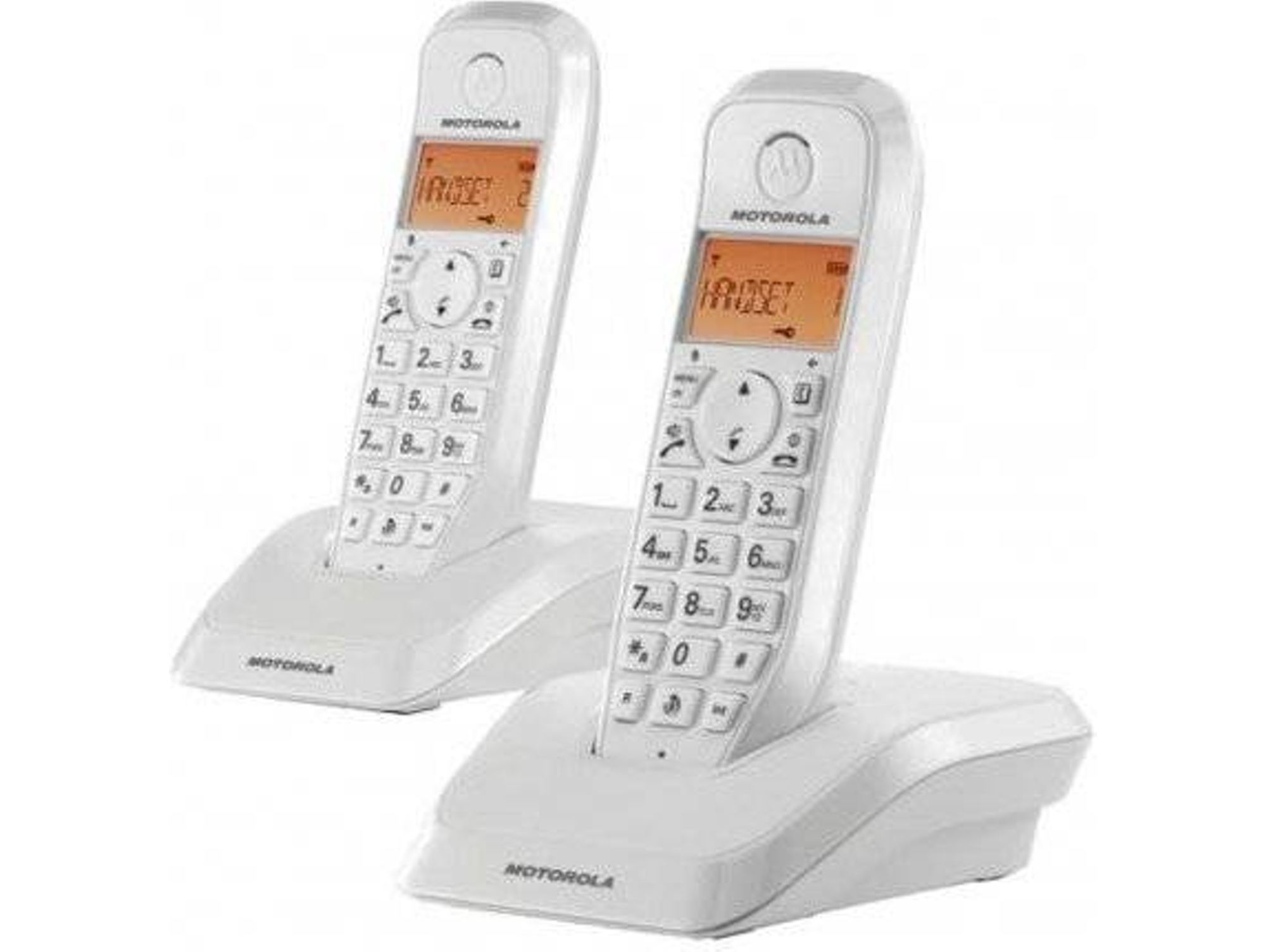 Teléfono fijo Sin Cable MOTOROLA S1202 blanco | Worten.es