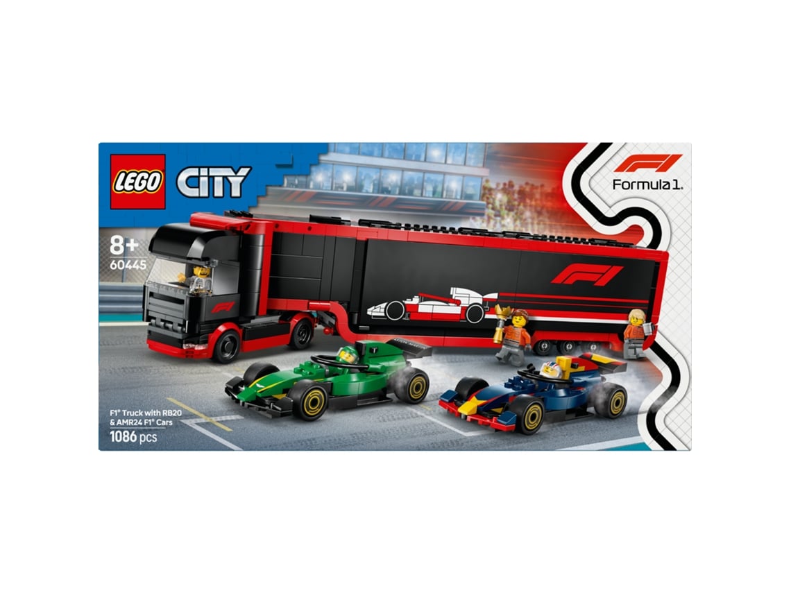 LEGO City: Camión de F1® con Coches de F1® RB20 y AMR24 (1086 piezas ...