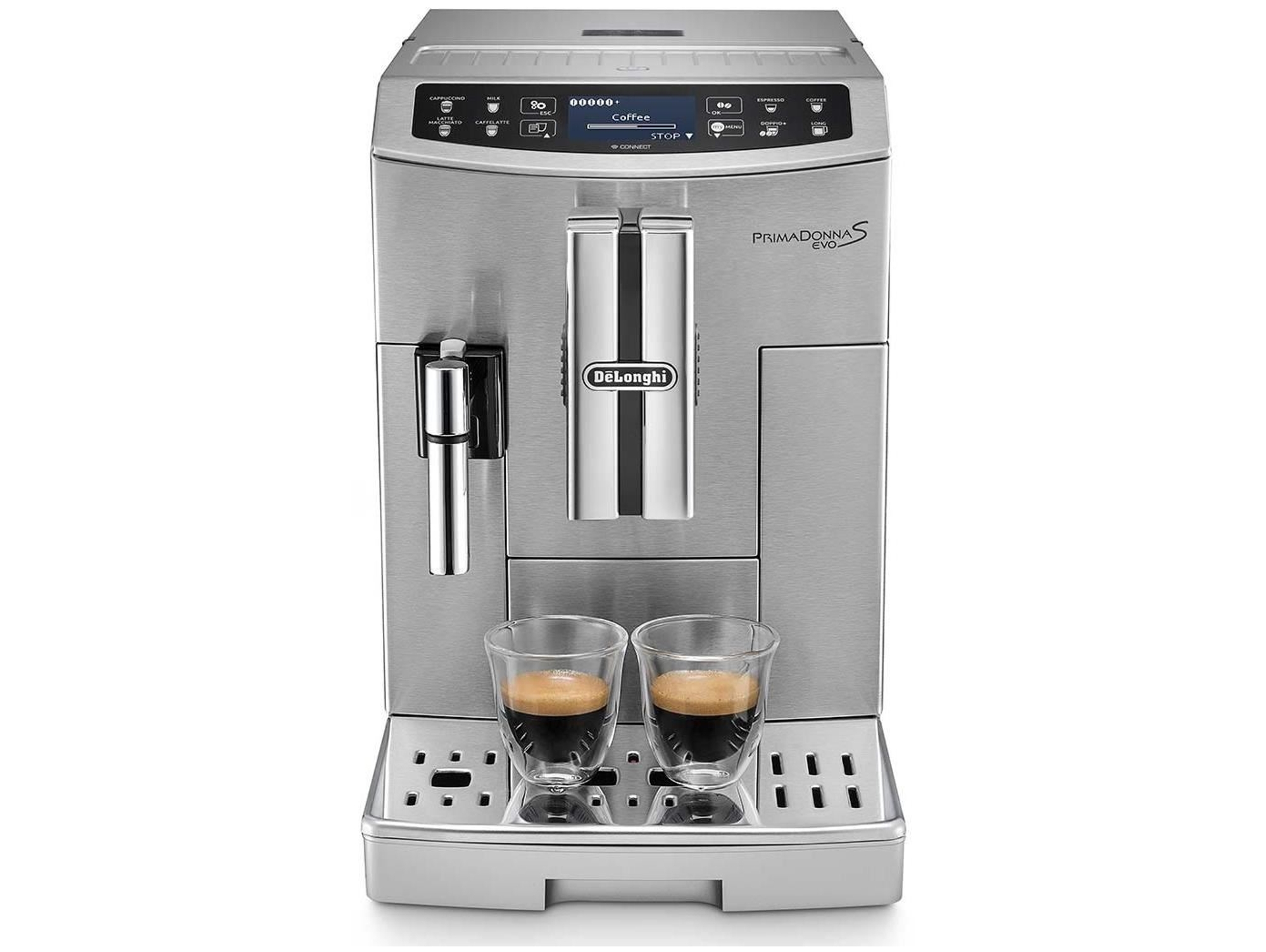 Cafetera DELONGHI PrimaDonna S Evo ECAM510.55.M (15 bar - 13 Niveles de ...