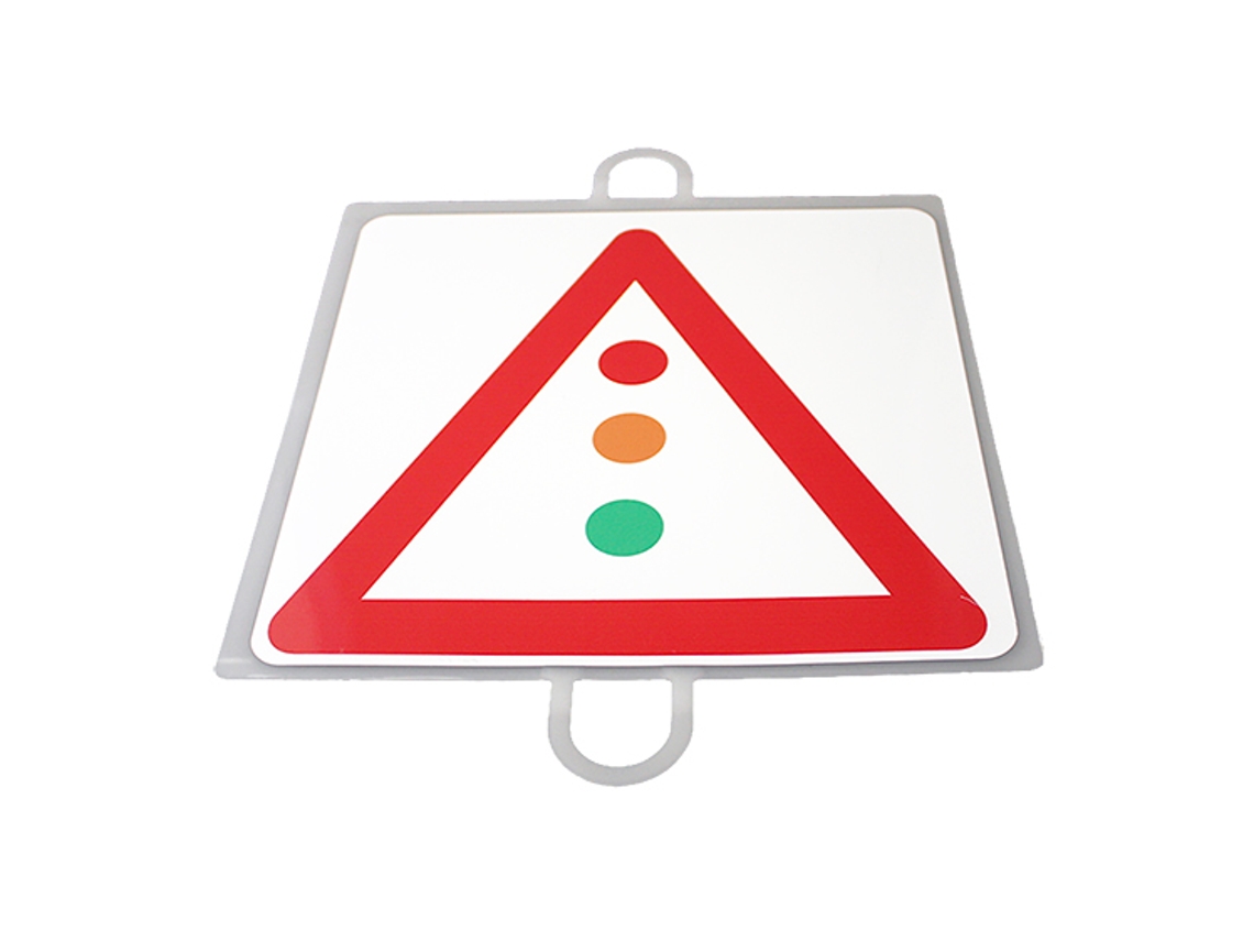 Panel de señalizacion trafico de peligro nº 10 (semaforos)