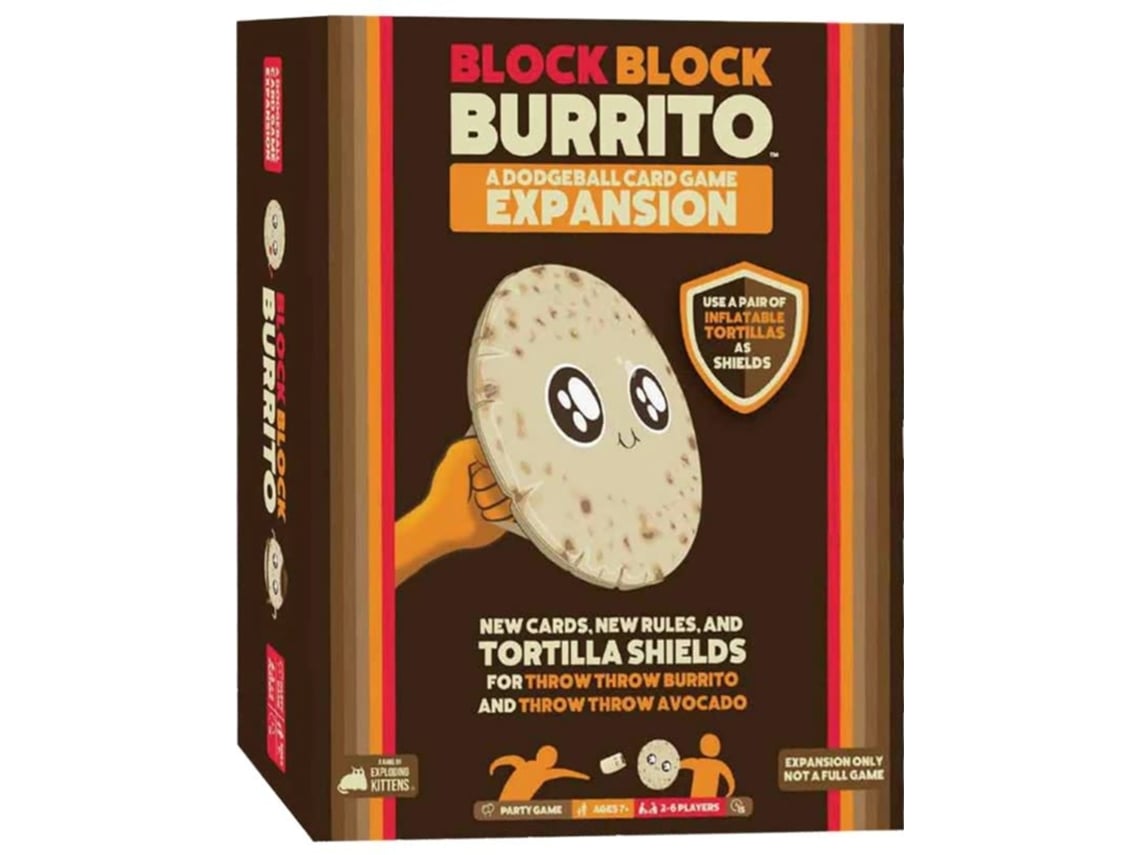 Juego de Mesa EXPLODING KITTENS Block Block Burrito - Expansion Edad Mínima Recomendada: 7 años ...