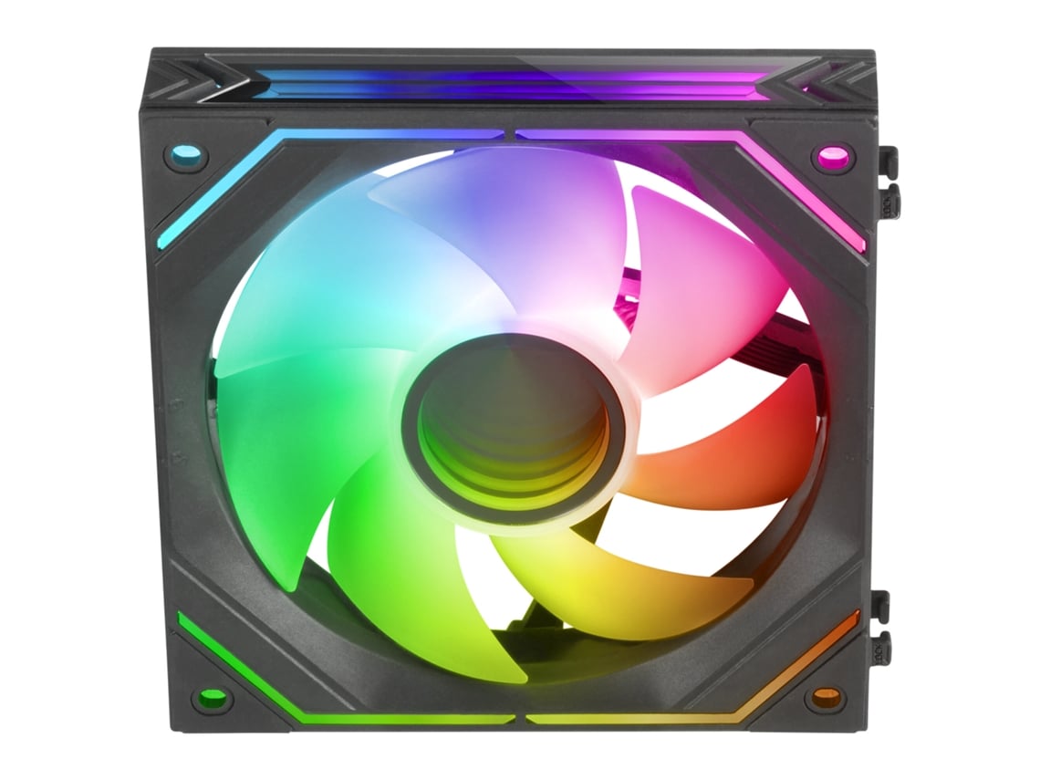 Kit 3X Ventiladores Modulares Pwm 120Mm MARS GAMING Mf-Linkfinitykit Infinity Mirror Argb 360º ...