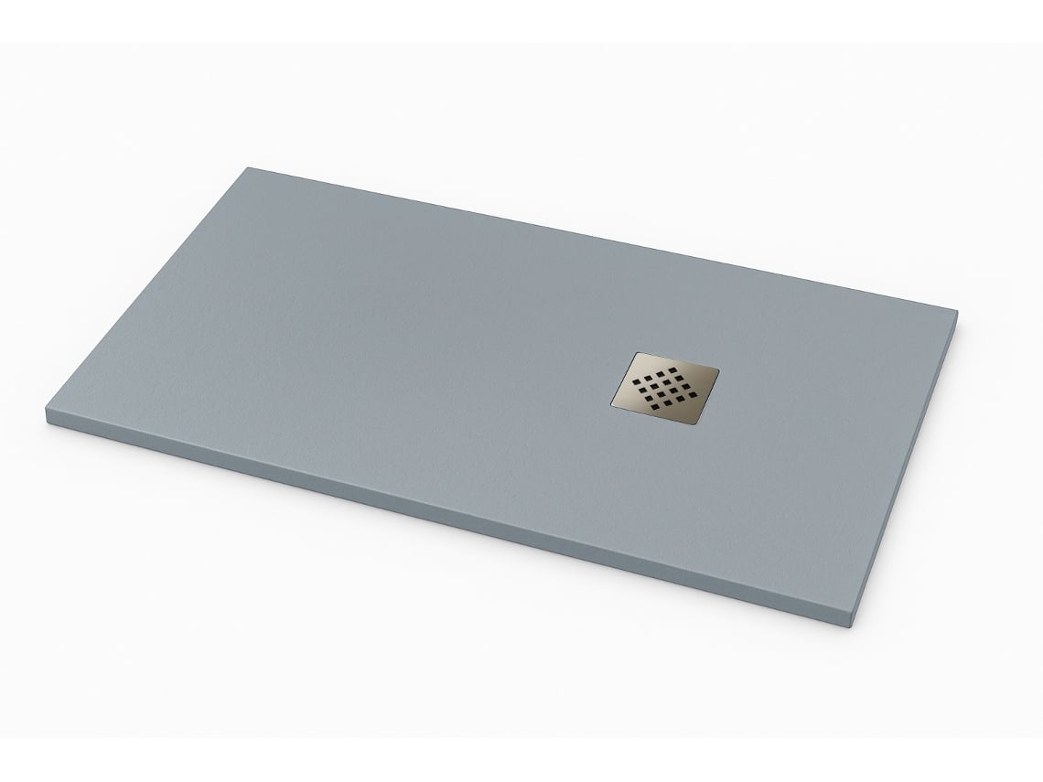 Plato de ducha extraplano Ardesia 70x160 cm, color gris RAL 7040 ...