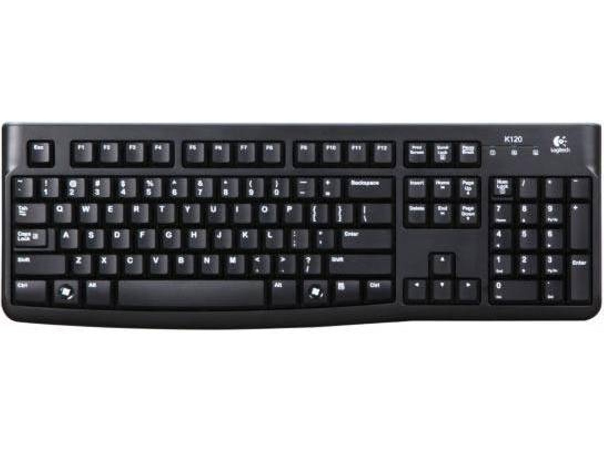 Teclado LOGITECH K120 Nordic (Con Cable - Layout Nórdico)