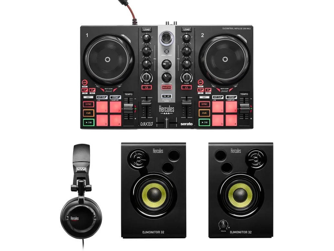 Kit Controlador DJ HERCULES Learning Kit MK2 | Worten.es