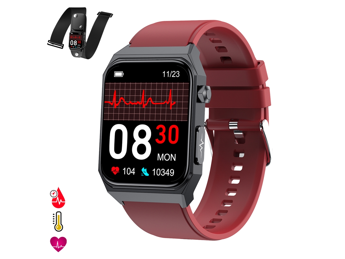 Smartwatch E530 con monitor de glucosa en sangre, presión arterial y ...