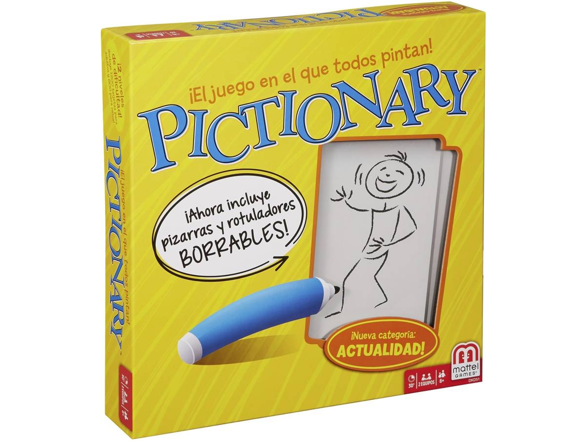 Juego de Mesa JUEGOS Pictionary (Español - Edad Mínima: 8) | Worten.es