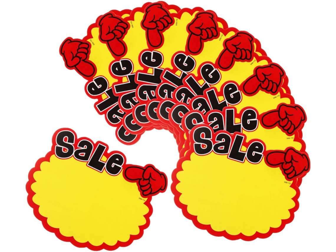 60 piezas Starburst Sign Cards, 15 * 21 cm Venta Papel Signs Price ...