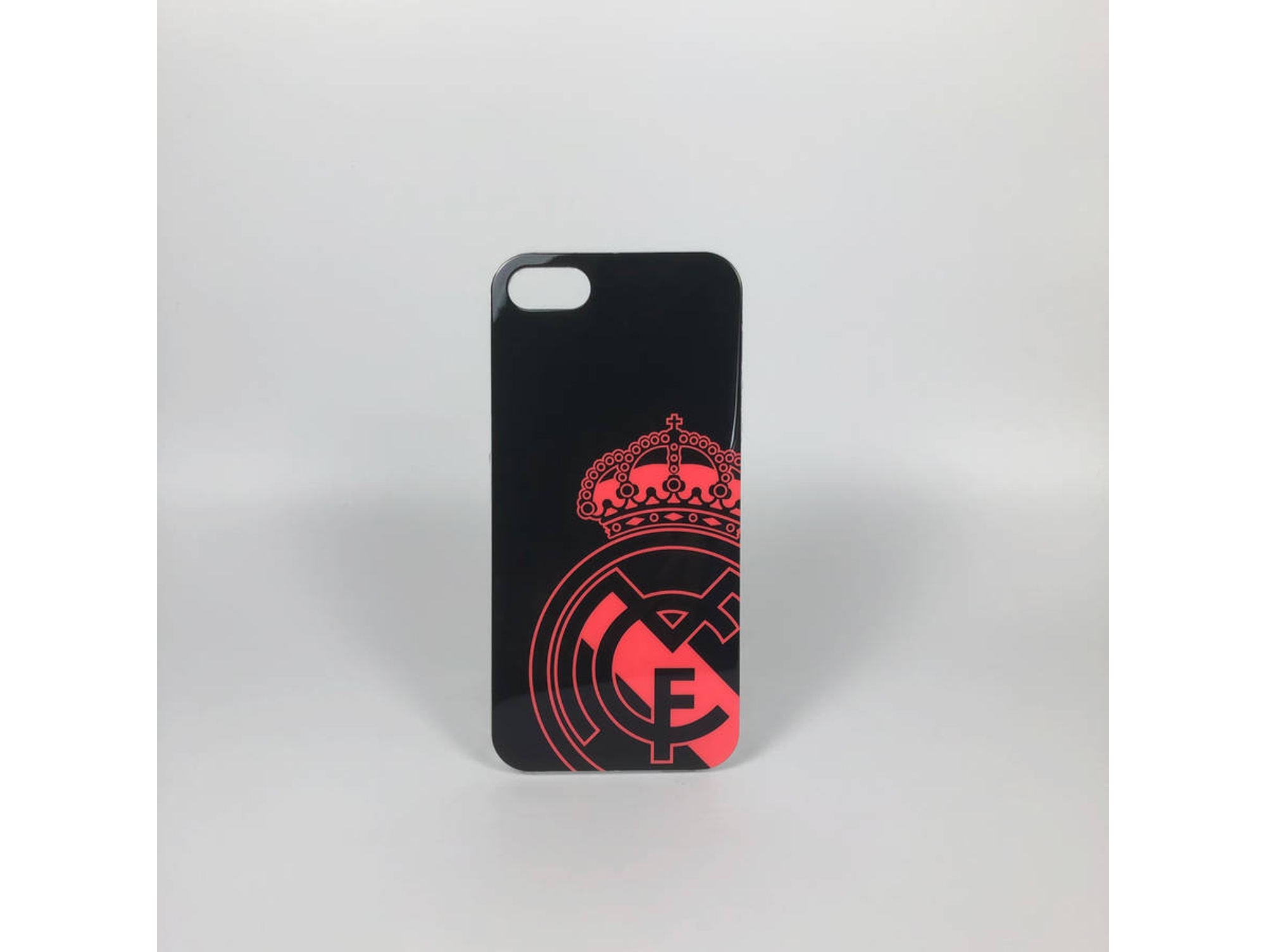 Carcasa iPhone SE, 5, 5s REAL MADRID Escudo Negro