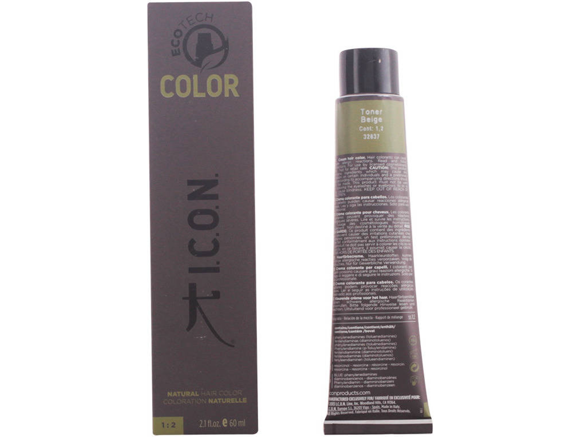 Tinte de Cabello I.C.O.N. Ecotech Color Natural Color Toner Beige (60 ...